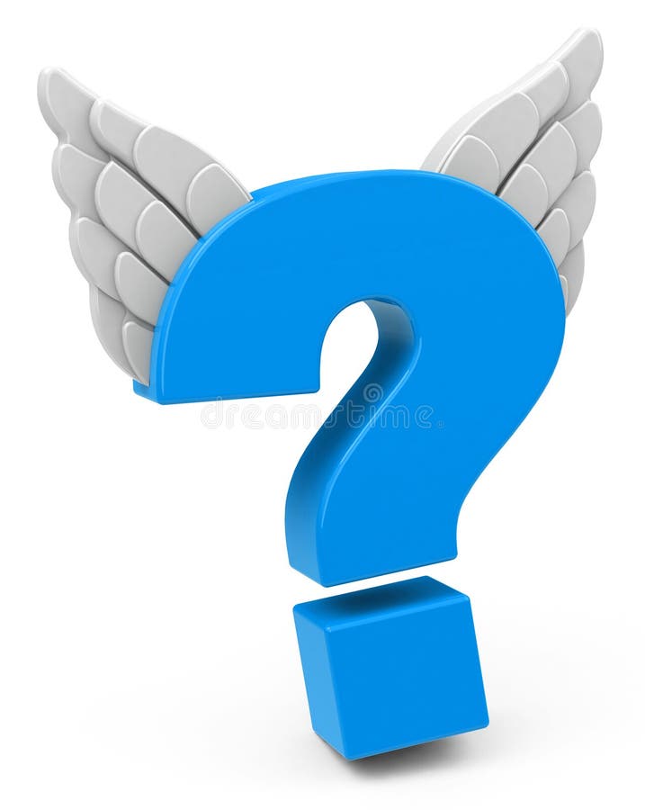 Question Mark Wings Stock Illustrations – 121 Question Mark Wings Stock ...