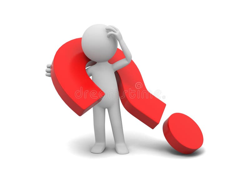 Human Character Question Mark Stock Illustrations – 9,602 Human ...