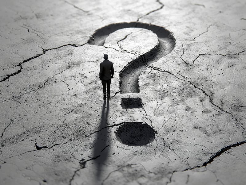 Question Mark 3D Illustration Stock Illustration - Illustration of ...