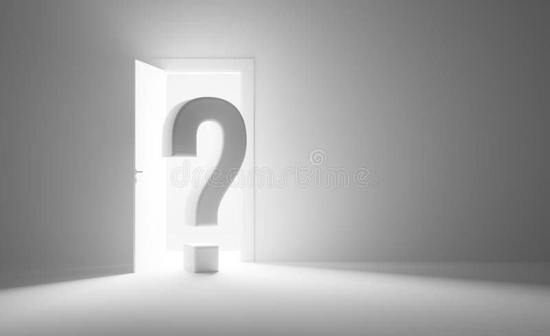Open Door Question Mark Stock Illustrations – 228 Open Door Question ...