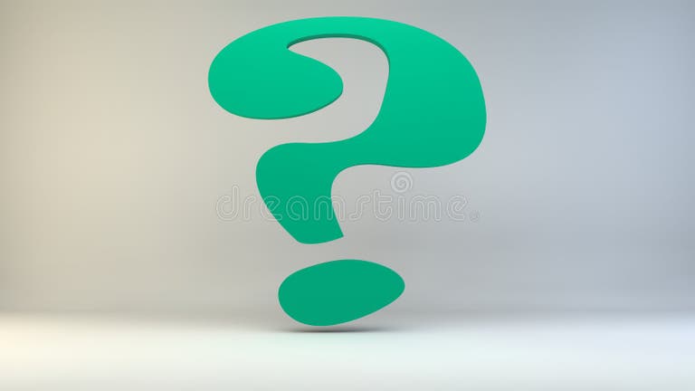 Question mark stock illustration. Illustration of turquoise - 53553237
