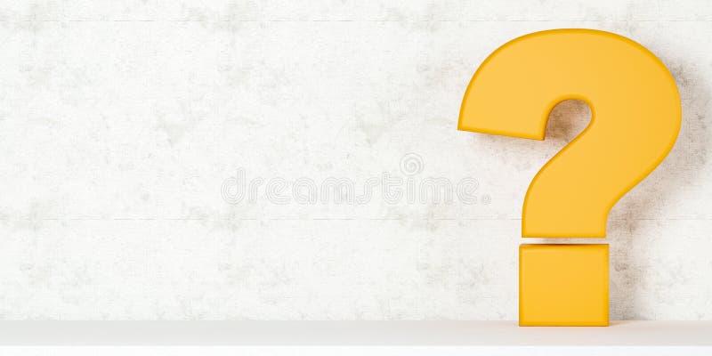 Yellow Question Mark Icon Sign or Ask Faq Answer Solution and ...