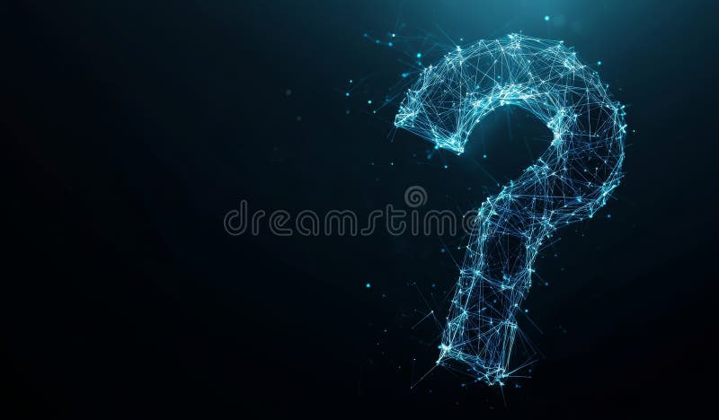 A Question Mark is Depicted with a Concept of Science and Technology ...