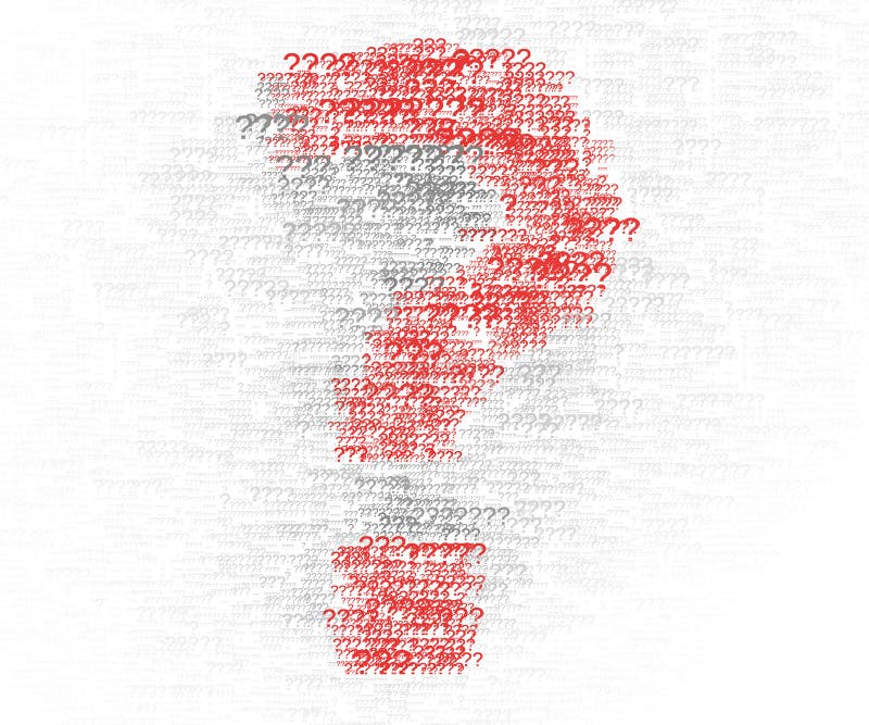 Question Mark Design Element Stock Illustration - Illustration of ...