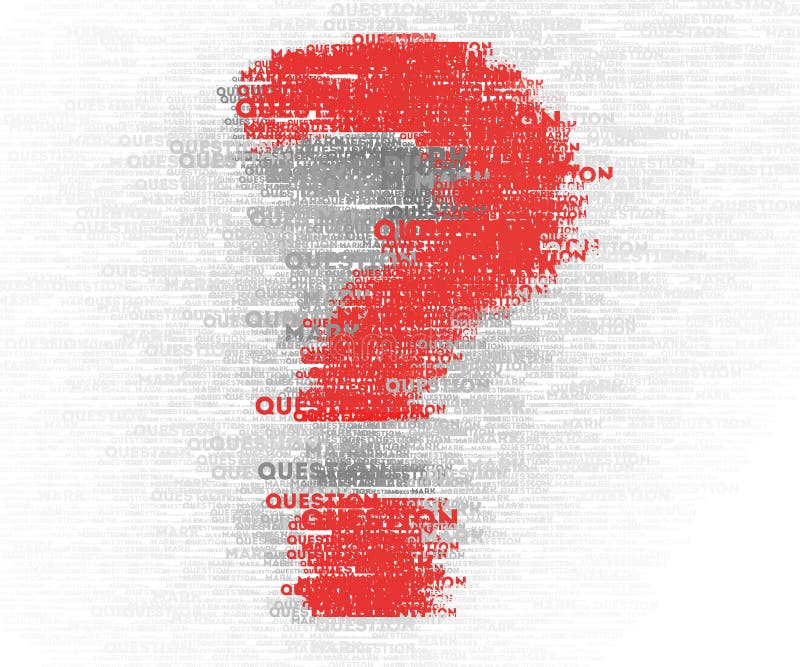 Question Mark Design Element Stock Illustration - Illustration of ...