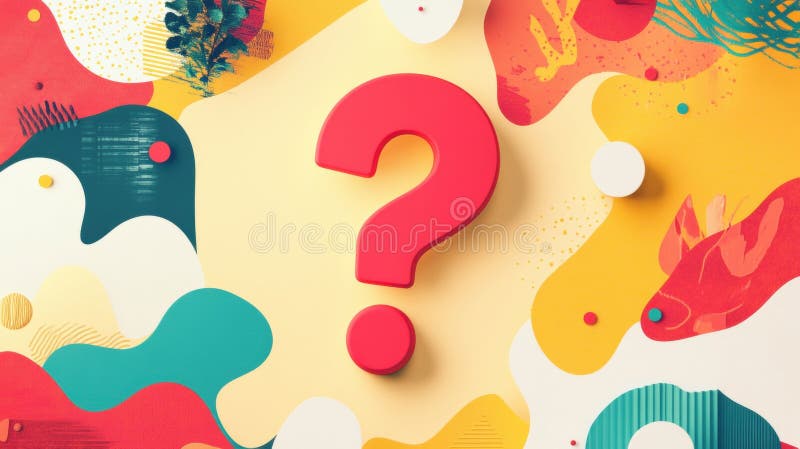Question Mark Design Featuring Minimalist Empty Copy Space Stock ...