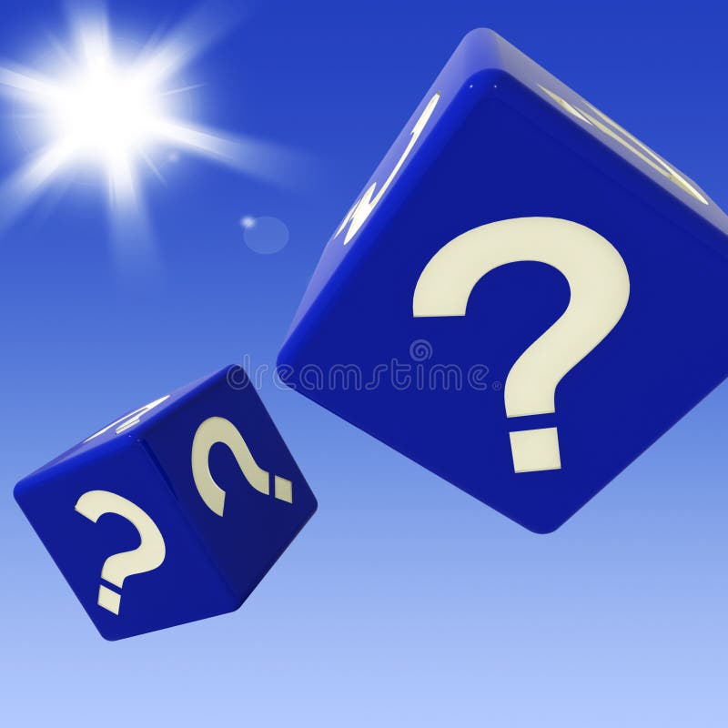 Question Mark Dice Stock Illustrations – 421 Question Mark Dice Stock ...