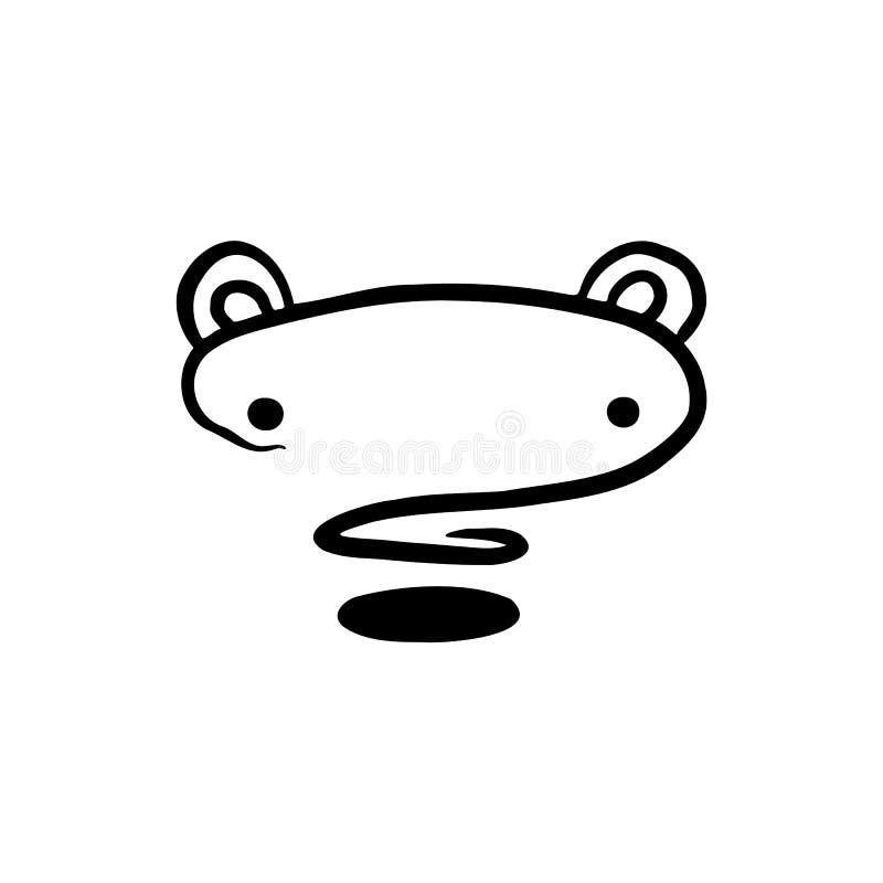 Question Mark Drawing, Bear, Animal Vector Illustration Hand Drawn ...