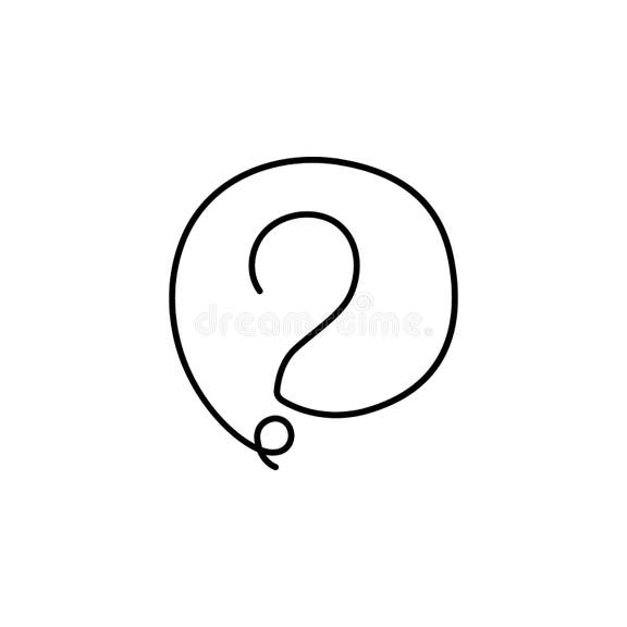 Question Mark Drawing Stock Illustrations – 15,287 Question Mark ...