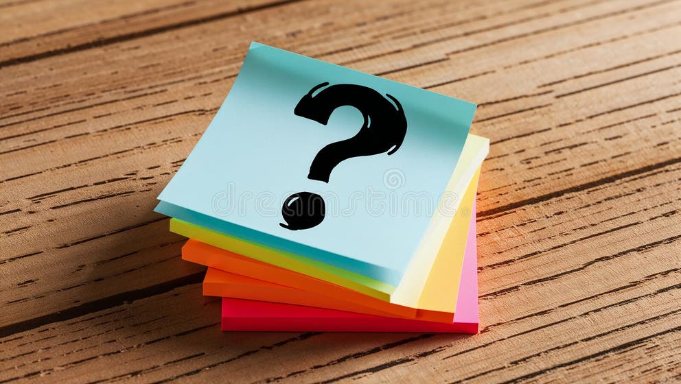 Sticky Notes Question Mark Stock Illustrations – 130 Sticky Notes ...