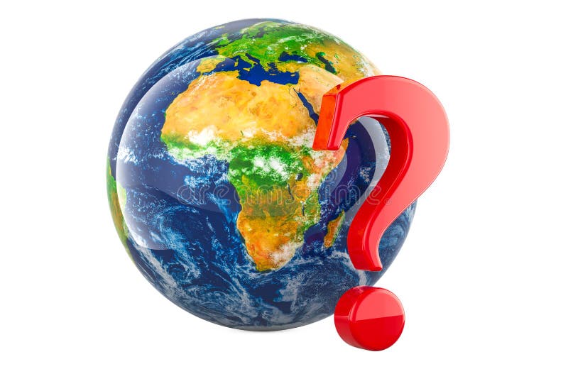 Earth Globe Question Mark Stock Illustrations – 618 Earth Globe ...