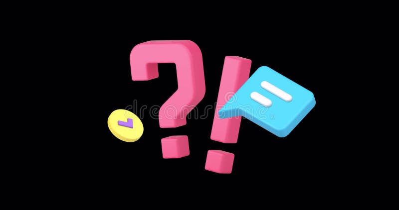 Question Mark Exclamation Point Communication Chat Discussion ...