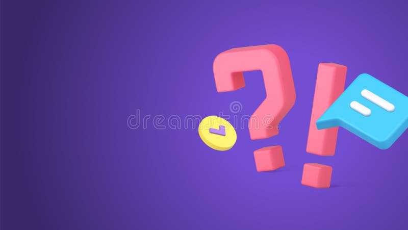 Question Mark Exclamation Point Communication Chat Discussion ...