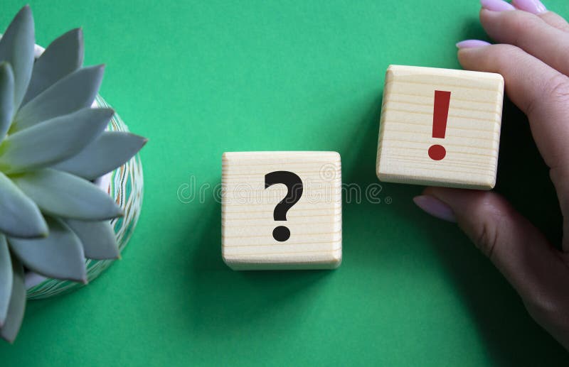 Question Mark and Exclamation Mark Symbol. Businessman Hand is Making a ... Question Mark and Exclamation Mark Symbol. Businessman Hand is Making a ...