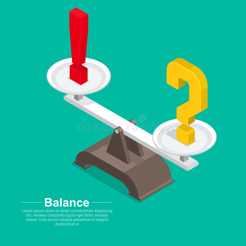 Question Mark and Exclamatory Stock Vector - Illustration of decision ...