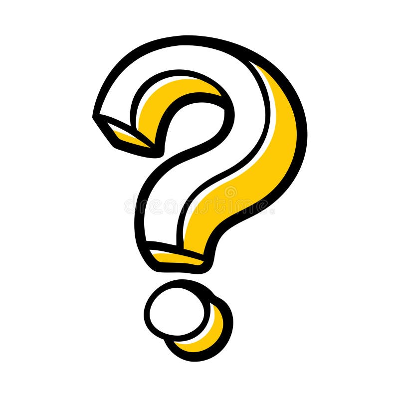 Yellow Question Mark Question Mark Symbol Background Graphics