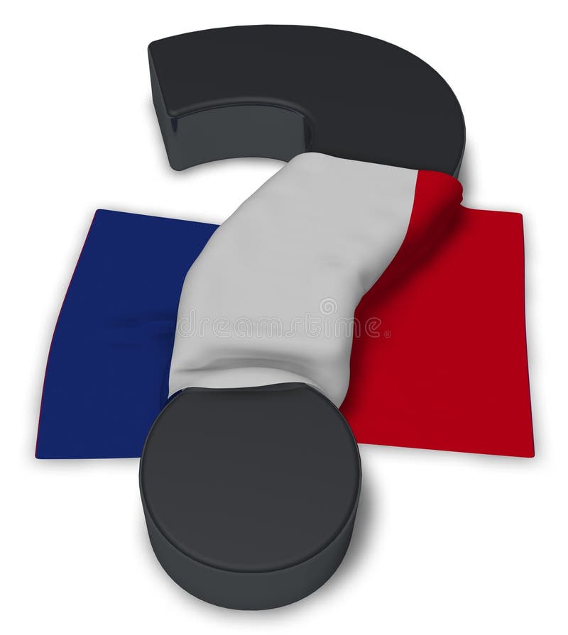 Question Mark and Flag of France Stock Illustration - Illustration of ... Question Mark and Flag of France Stock Illustration - Illustration of ...