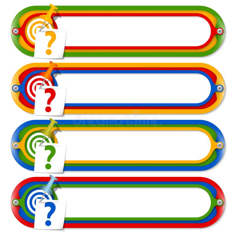 Frame Any Text Four Question Mark Stock Illustrations – 3 Frame Any ...