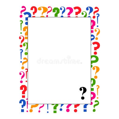 Question mark frame stock vector. Illustration of graphic - 259460511