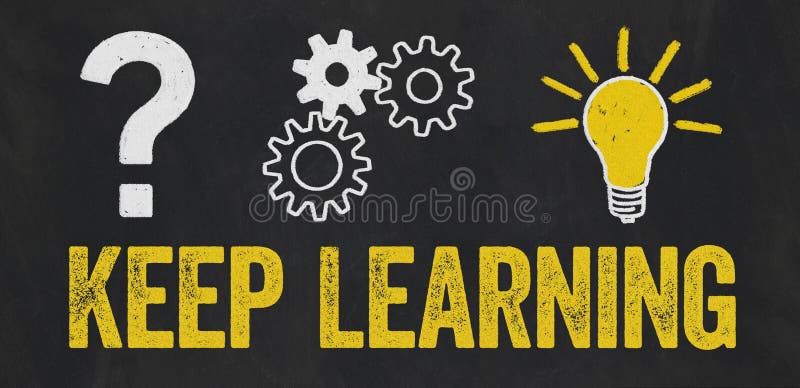 Question Mark, Gears, Light Bulb - Keep Learning Stock Photo - Image of ...