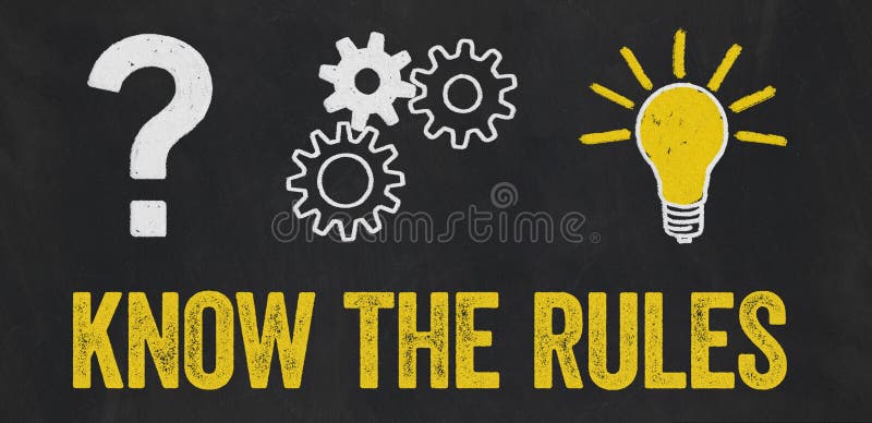 Question Mark, Gears, Light Bulb Concept - Know the Rules Stock ...