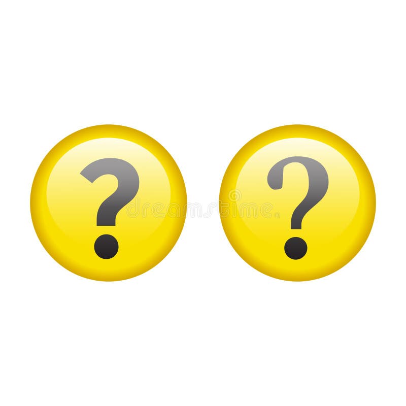 Yellow Question Mark Circle Stock Illustrations – 896 Yellow Question ...