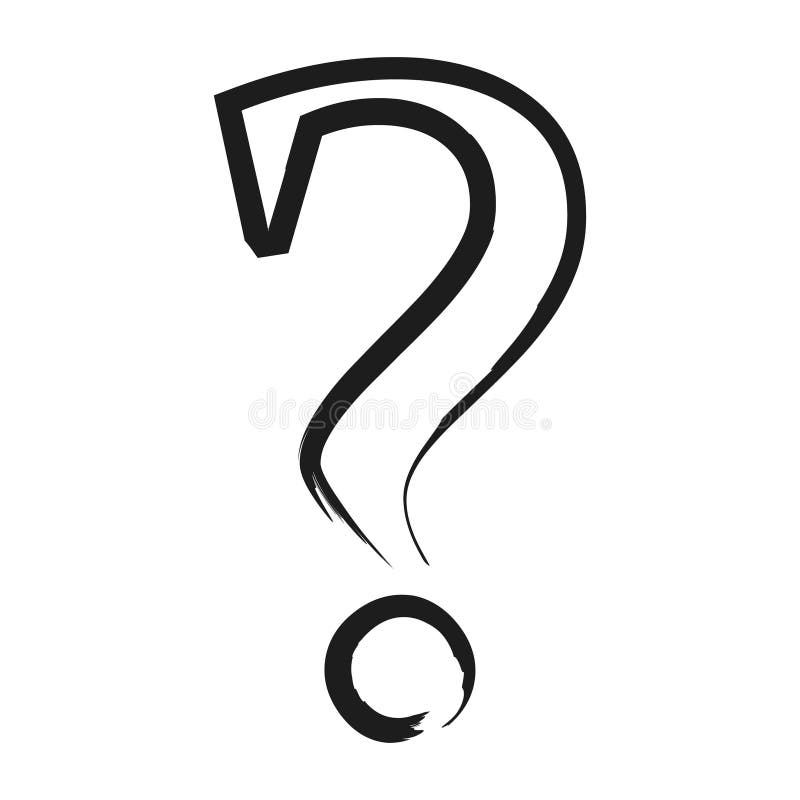 Question Mark Paintbrush Clip Art Question Mark Png Question Brush