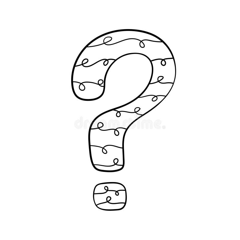 Question Mark Hand Drawn in Doodle Style, Vector Illustration. Icon ... Question Mark Hand Drawn in Doodle Style, Vector Illustration. Icon ...