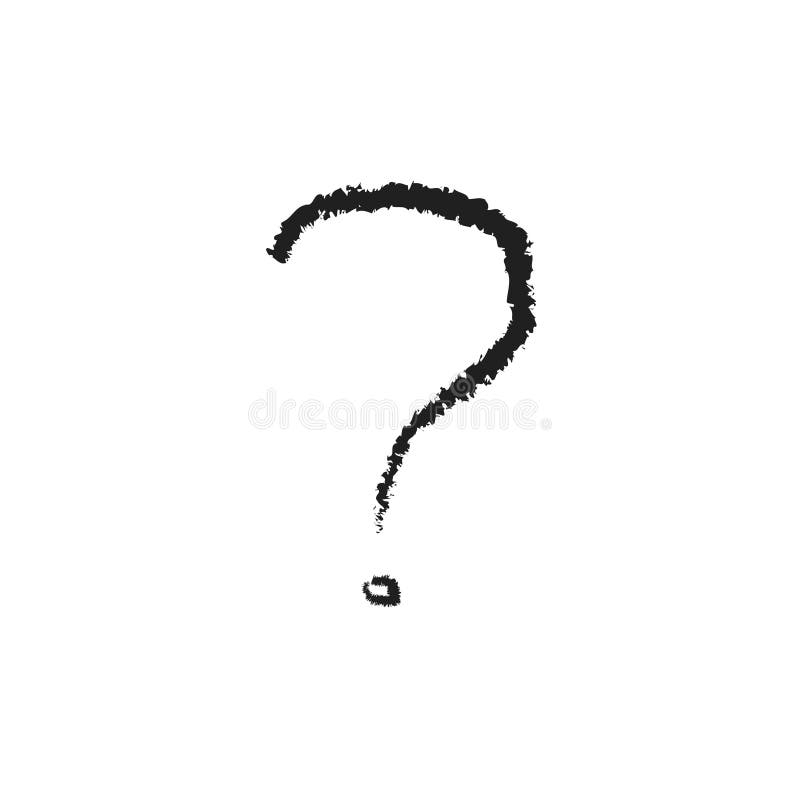 Question Mark - Hand Drawn Symbol. Vector Stock Illustration ...
