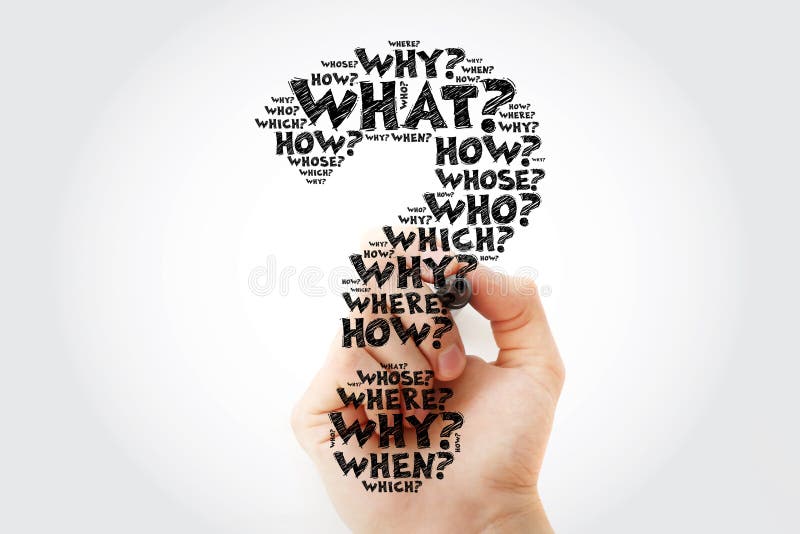 Question Mark - Hand Writing Questions Whose Answers are Considered ...