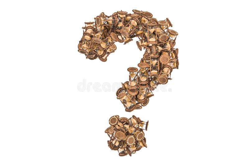 Question Mark from Copper Pipes, 3D Rendering Stock Illustration ...