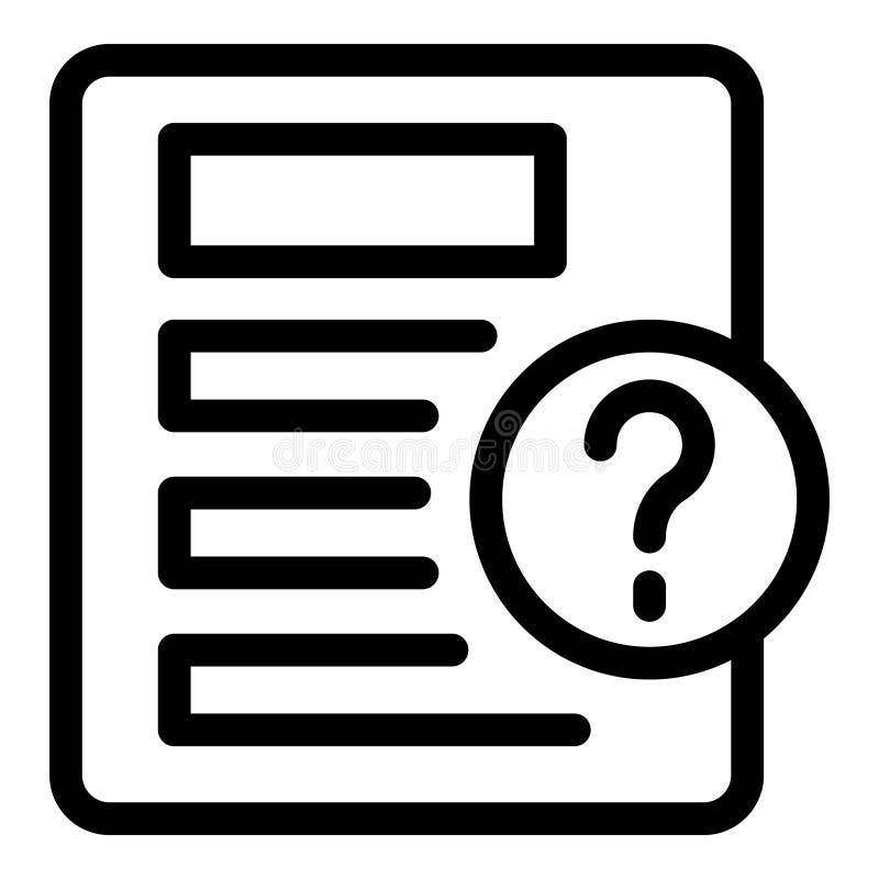 Question Mark is Appearing Over a Document Representing Data Analysis ...