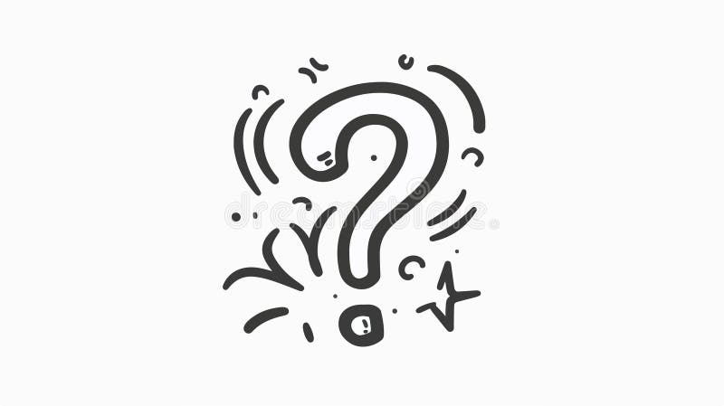 Question Mark Icon for Assessment Purposes Stock Vector - Illustration ...