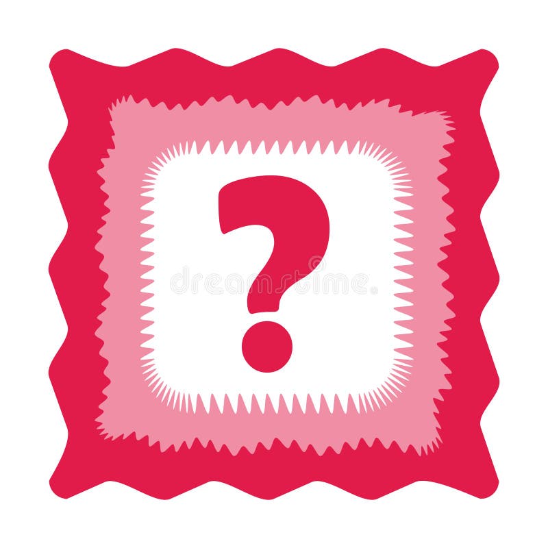 Question Mark Sign Vector Icon Stock Vector - Illustration of ...