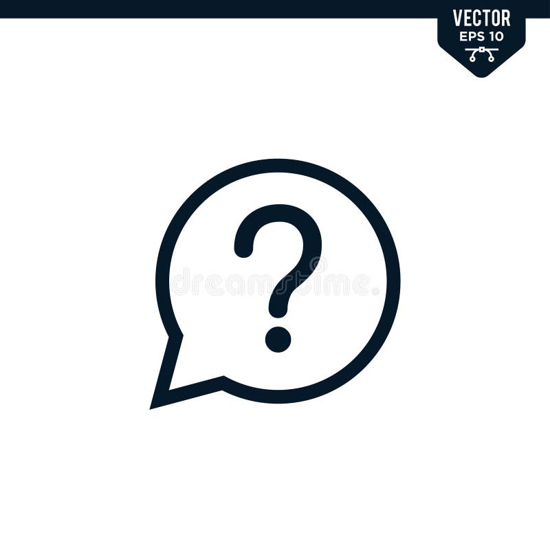 Question Mark Icon Design Collection Stock Vector - Illustration of ...