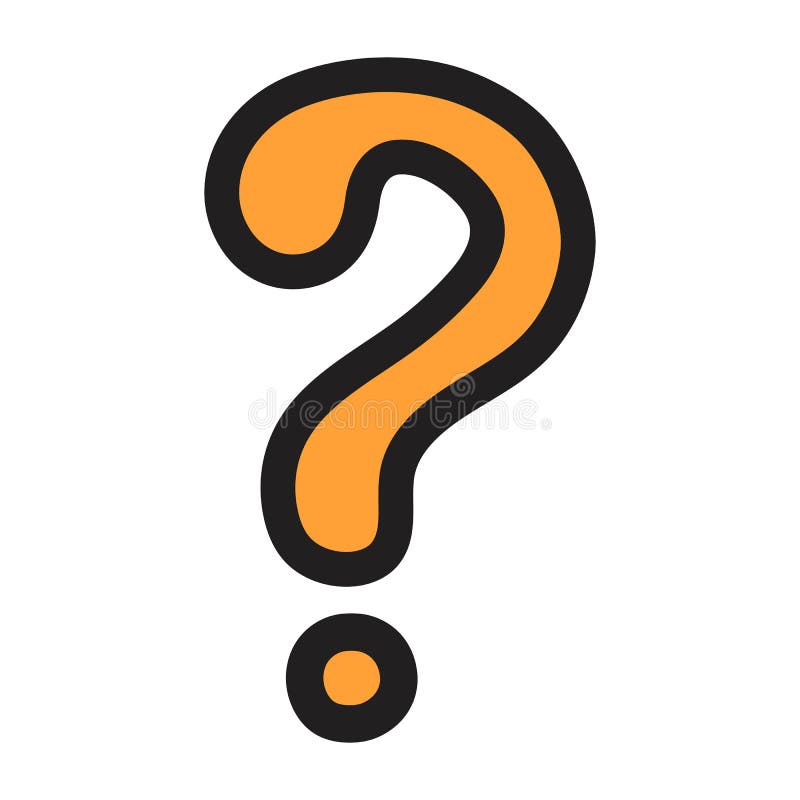 Question Mark Icon in Doodle Style. Help Symbol Stock Vector ...