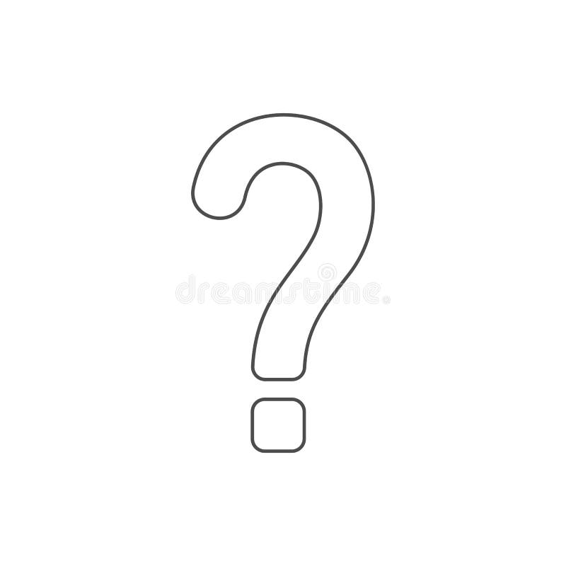 Question Mark Icon. Element of Web for Mobile Concept and Web Apps Icon ...