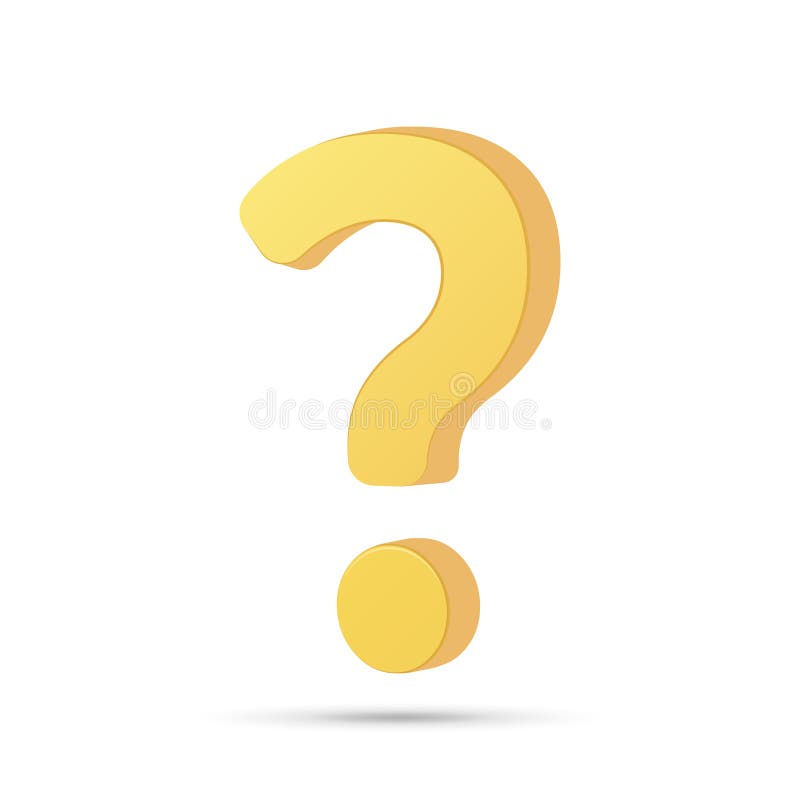 Question Mark Icon in Flat Style. Faq Vector Illustration on Isolated ...