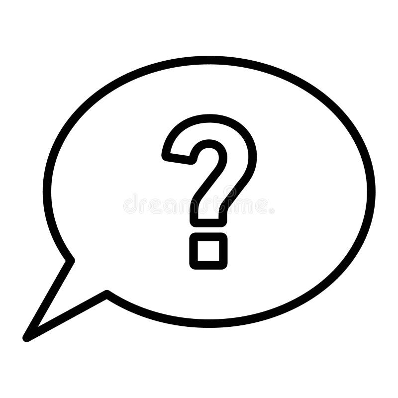 Question Mark Icon Ideal for Help and Interrogation Stock Vector ...