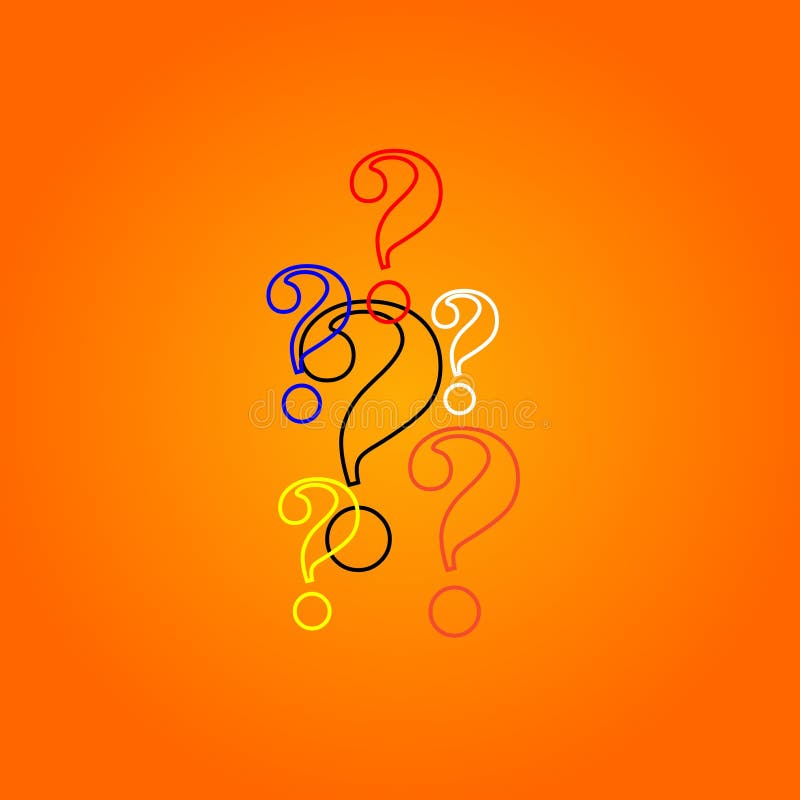 Question Mark Icon Illustration, Unique Question Mark Background ...
