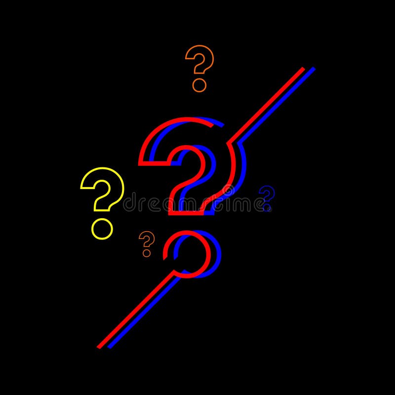 Question Mark Icon Illustration, Unique Question Mark Background ...