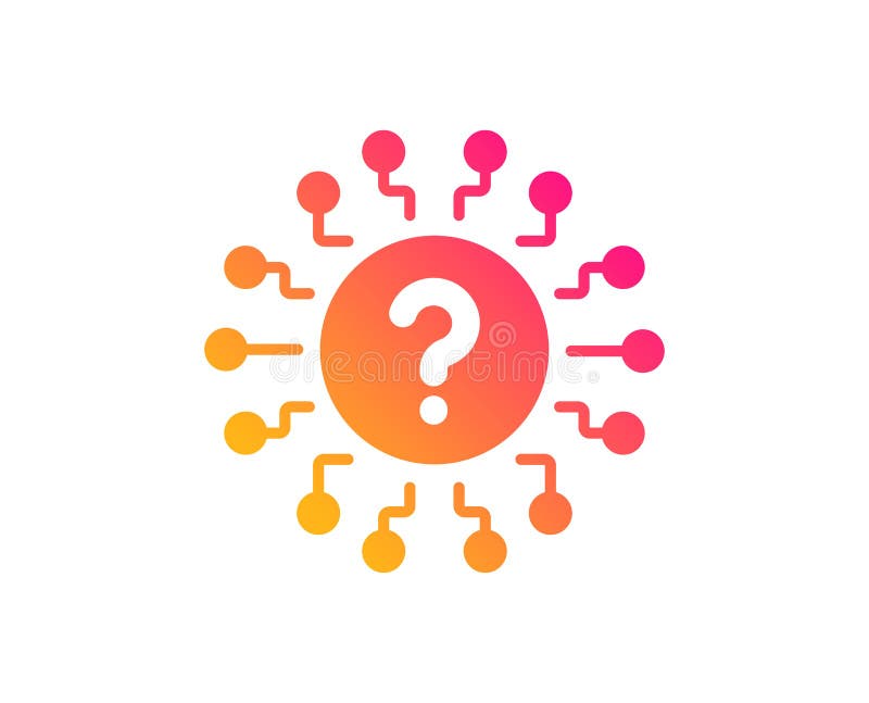 Question Mark Icon. Quiz Chat Bubble Sign. Vector Stock Vector ...