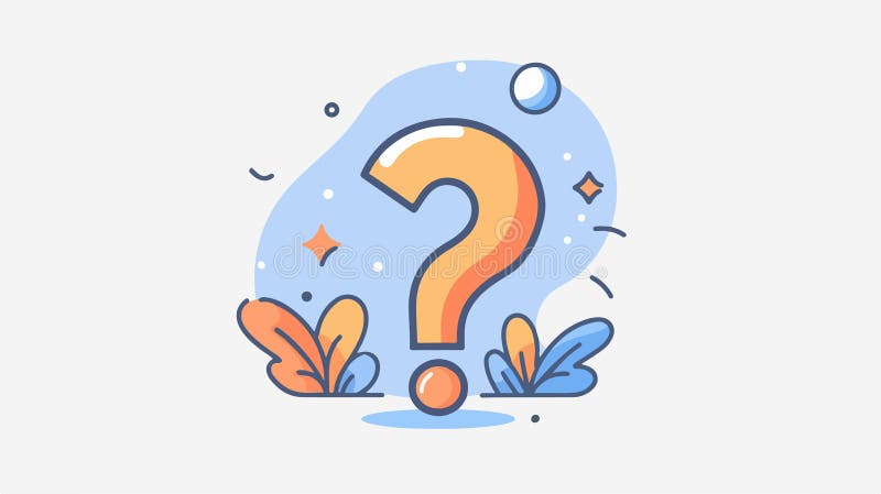 Professional Question Mark Icon for Assessment Purposes Stock Vector ...