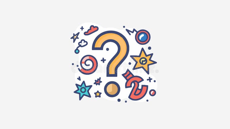 Question Mark Icon for Assessment Purposes Stock Vector - Illustration ...