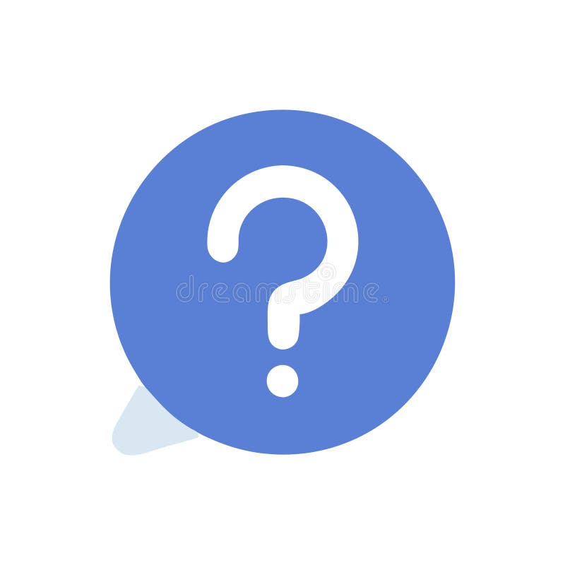 Question Mark Icons for Inquiry and Knowledge Stock Photo ...