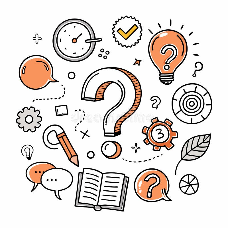 Question Mark Illustration: Knowledge, Learning, and Problem-Solving ...