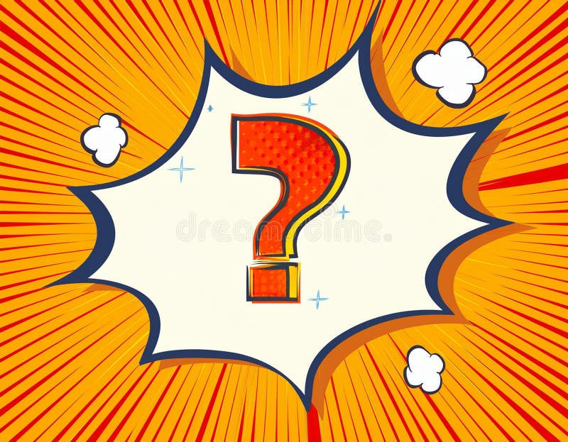Question Mark Illustration in Minimalist Style Stock Photo - Image of ...