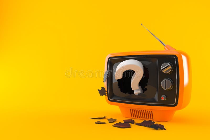 Question Mark Tv Stock Illustrations – 187 Question Mark Tv Stock ...