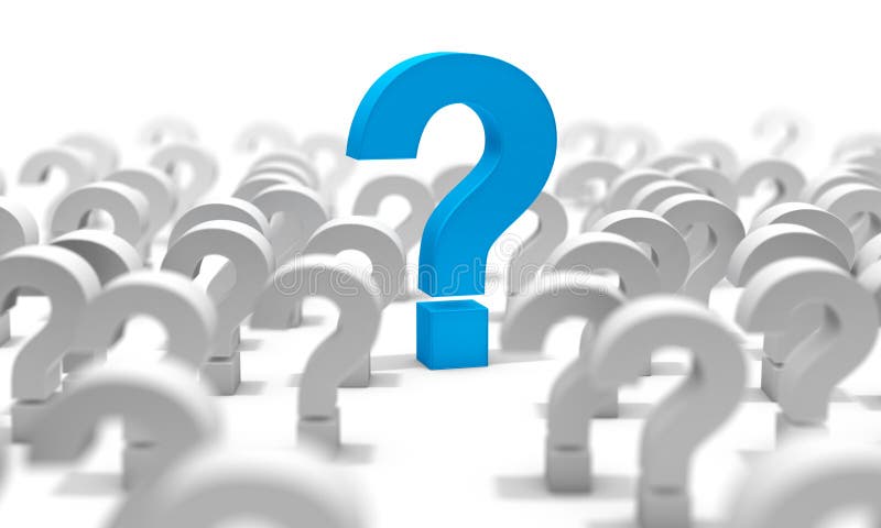 Question Mark and Concept of Science and Technology. Questions and ...