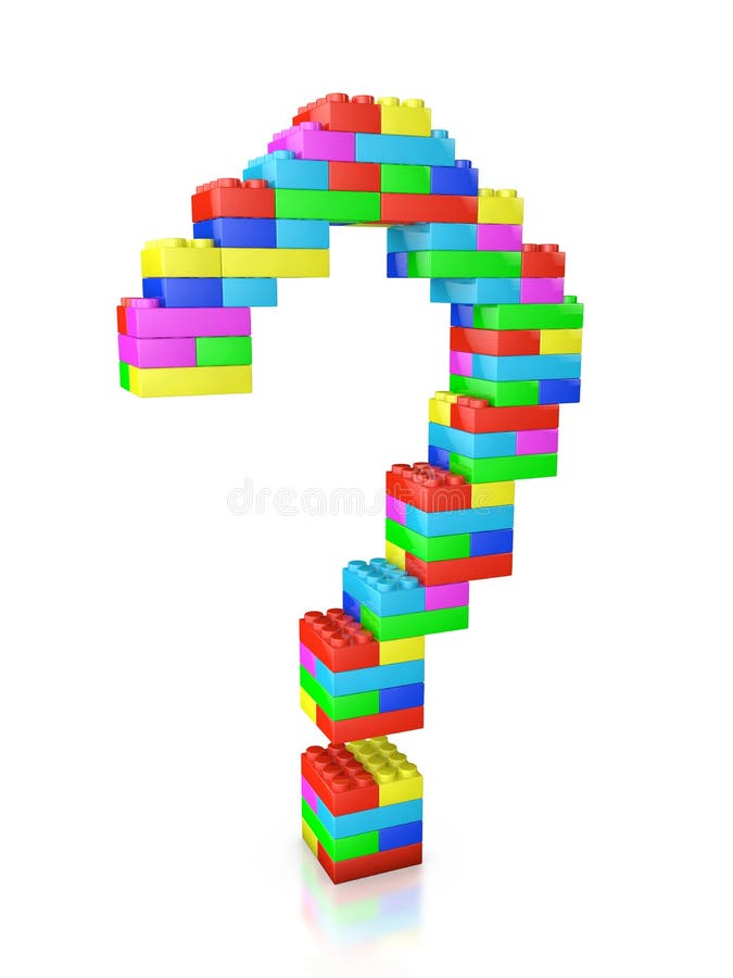 Question mark stock illustration. Illustration of plastic - 43738110